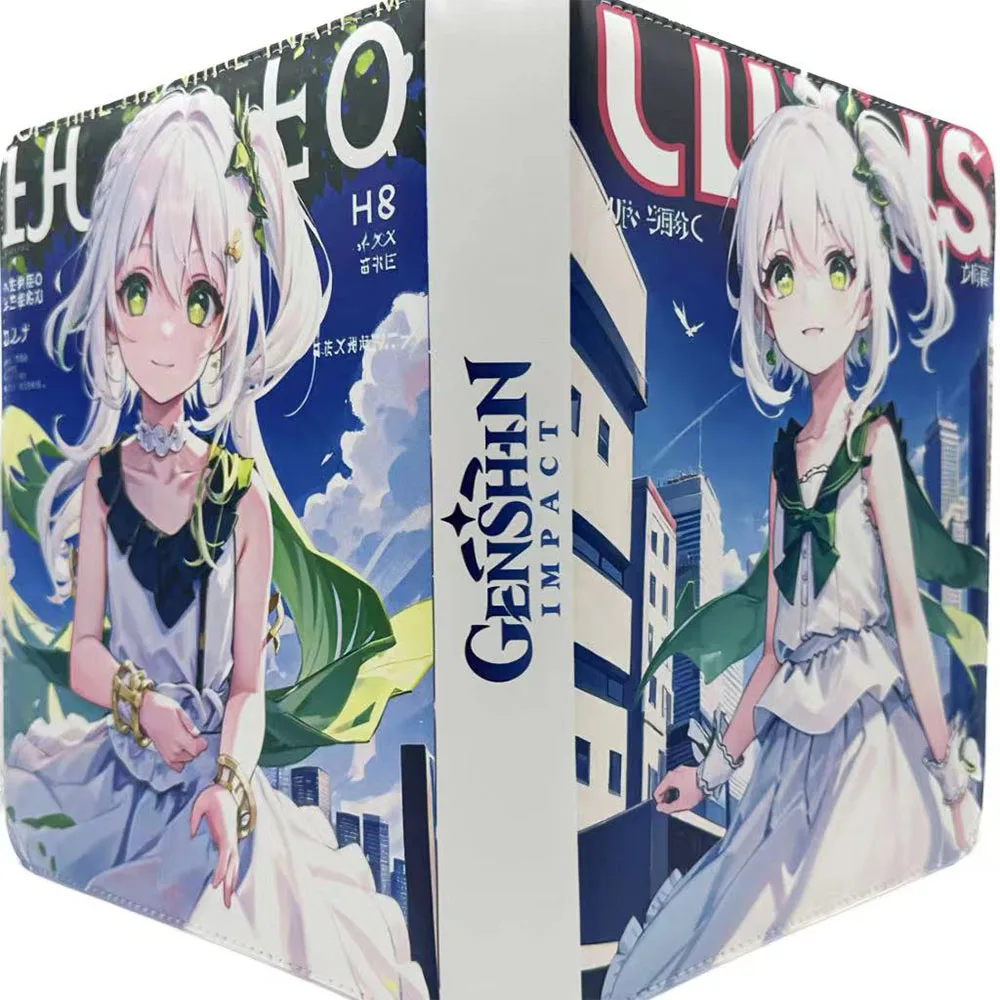 9Grids-Anime-Genshin-Impact-Binder-Kawaii-Nahida-Card-Book-Game ...