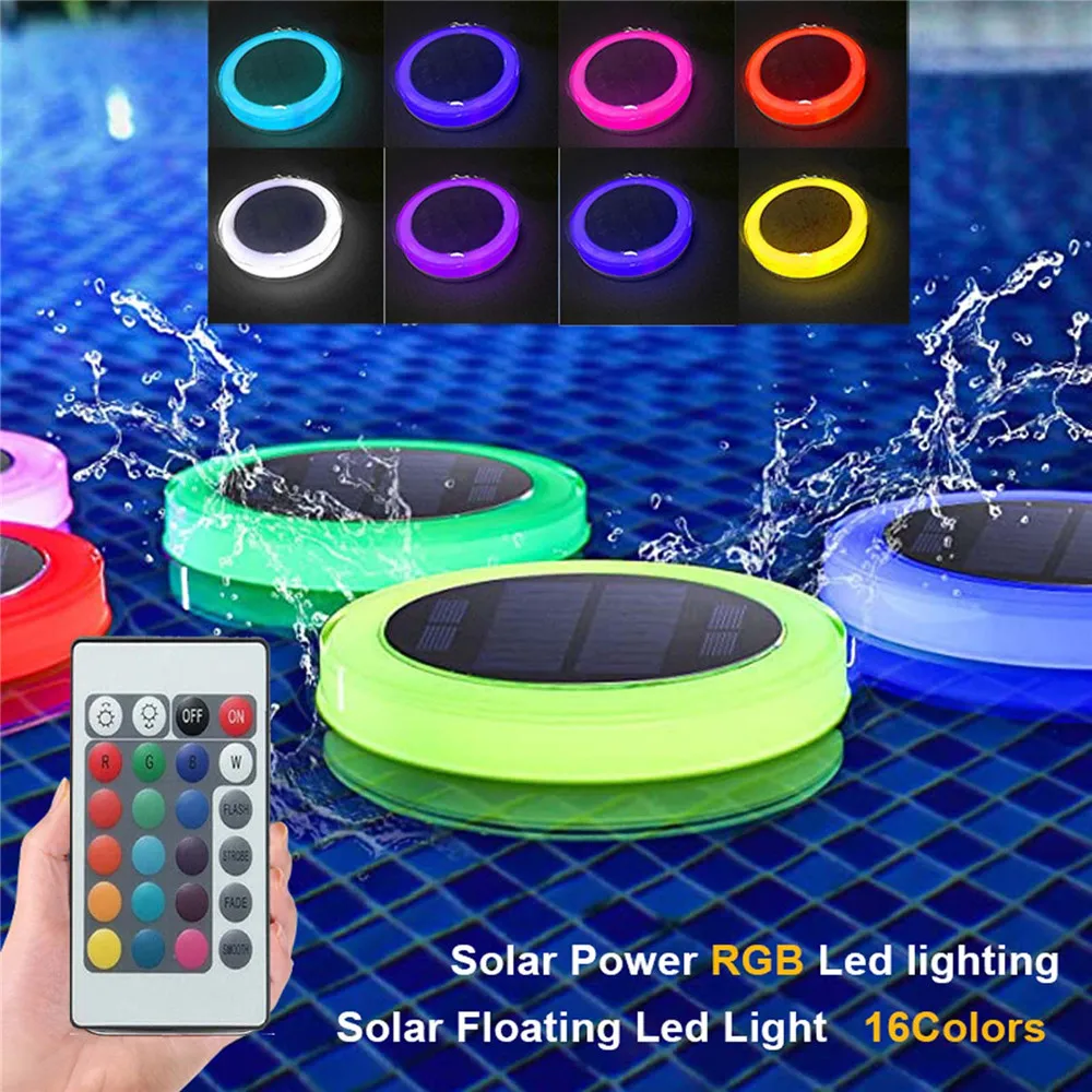 RGB-Submersible-Lamp-Boat-Solar-Garden-Outdoor-LED-Pool-Lights-Floating ...