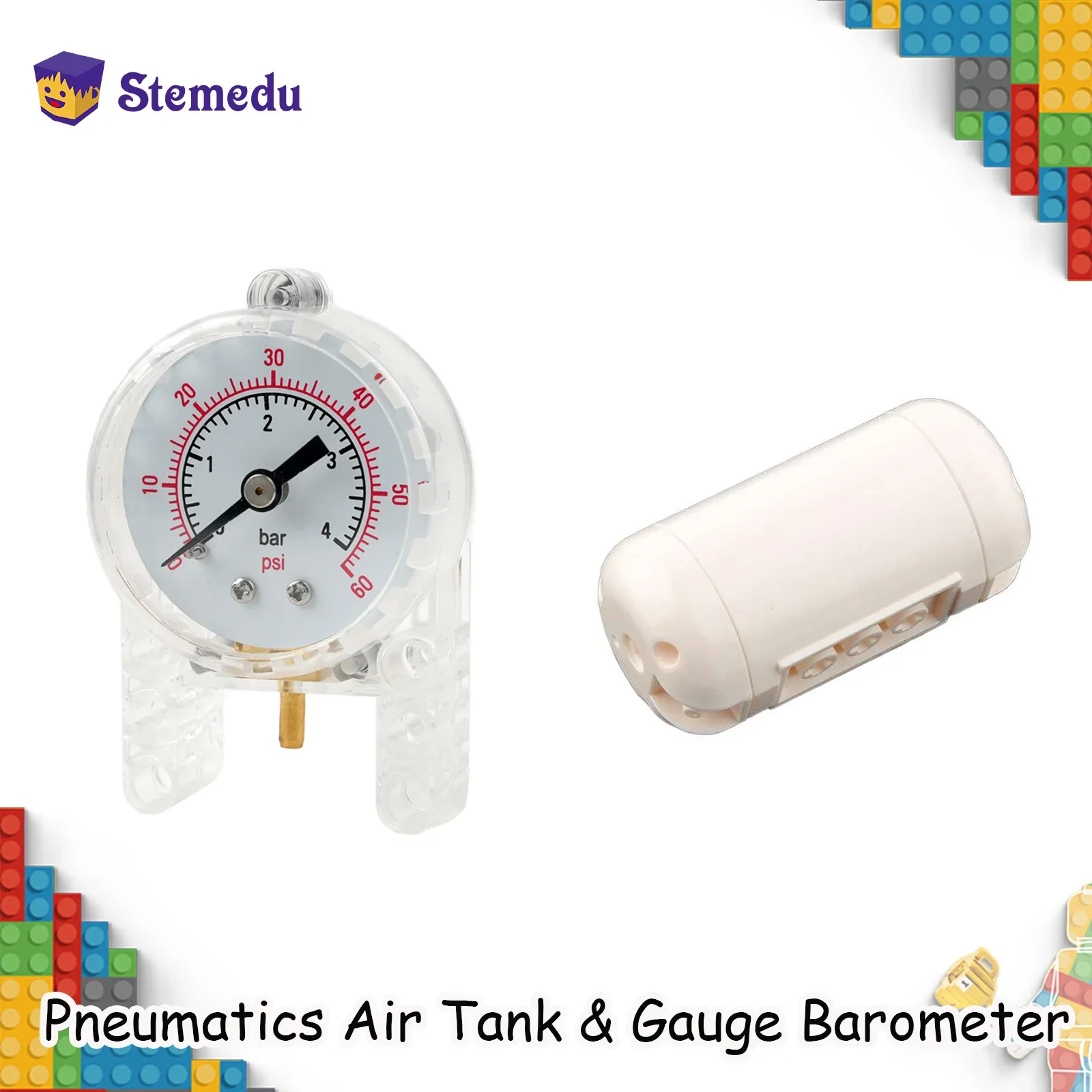 MOC Technical Pneumatics Air Tank Pressure Gauge Barometer Building ...
