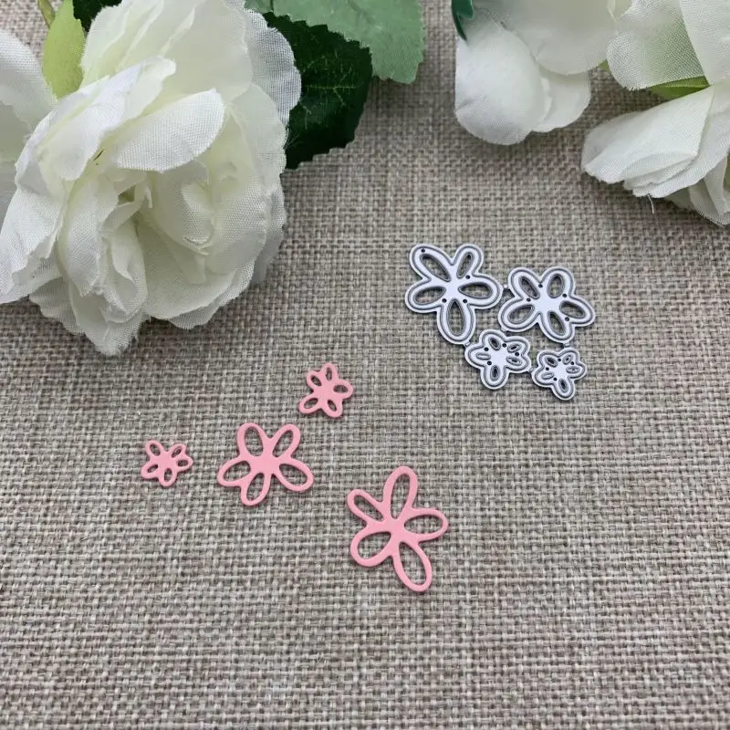 Flor-decora-o-Metal-Cutting-Morre-Para-DIY-Scrapbooking-Decorativo ...