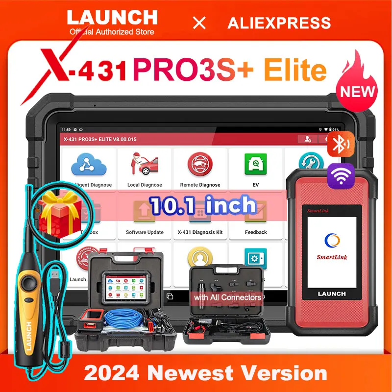 2024-LAUNCH-X431-PRO3S-ELITE-with-Smartlink-C-2-0-10-1-Bi-directional ...
