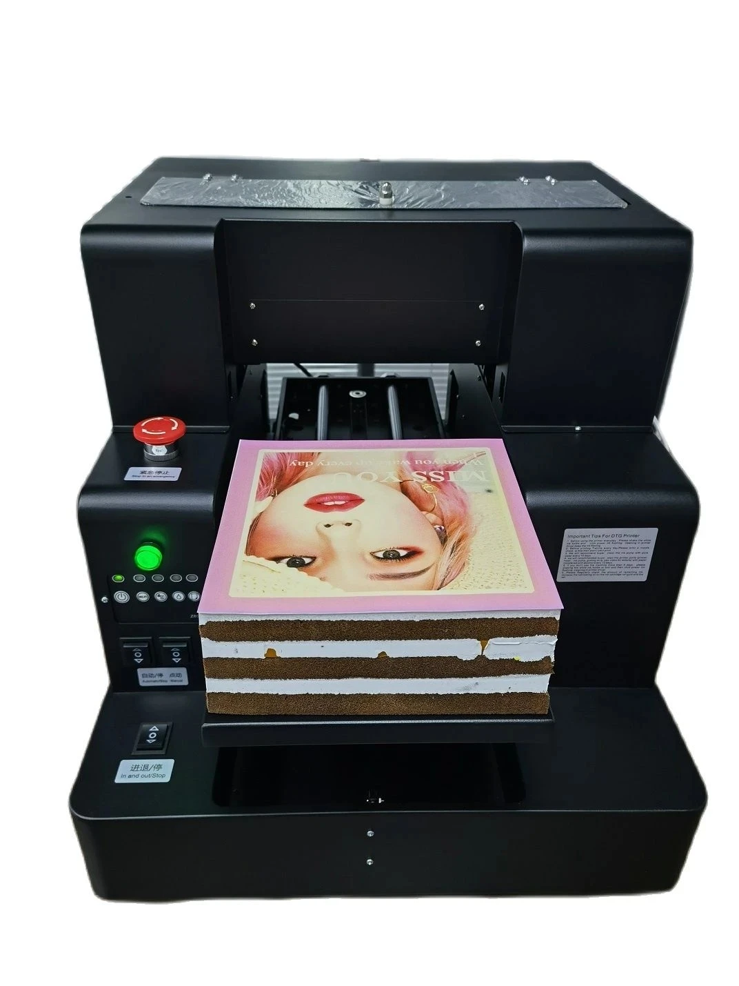 New-Style-A4-Size-DTG-Printer-Food-Printer-2in1-6-Colors-Flatbed ...