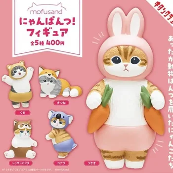 Mofusand Cat Figure Cross-Dressing Doll Koala Fox Panda Rabbit Anime ...