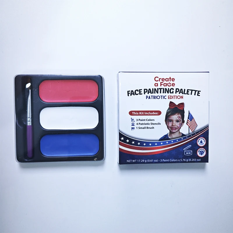 Hot-Sell-Face-Body-Art-Paint-Tricolor-Basic-Combination-Water-based ...