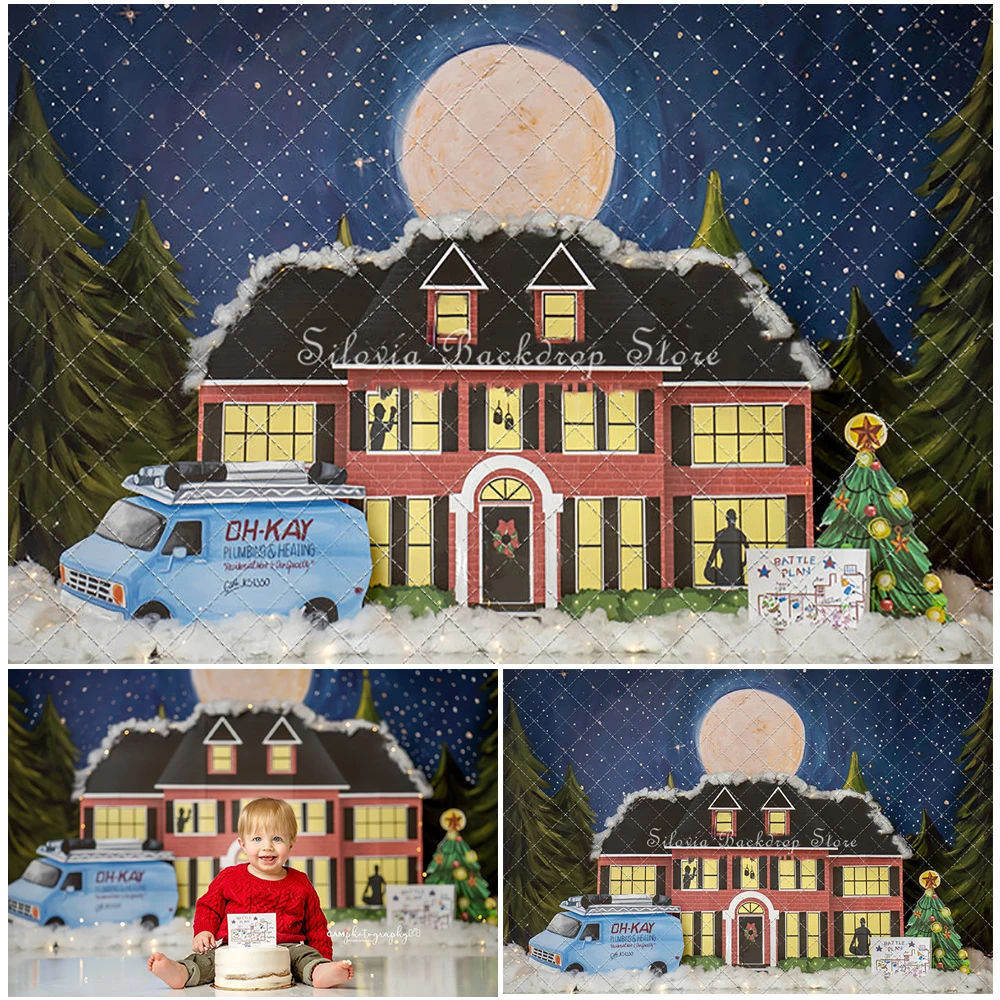 Winter Snow Christmas Home Alone Photo Backdrop: The Ultimate Guide for ...