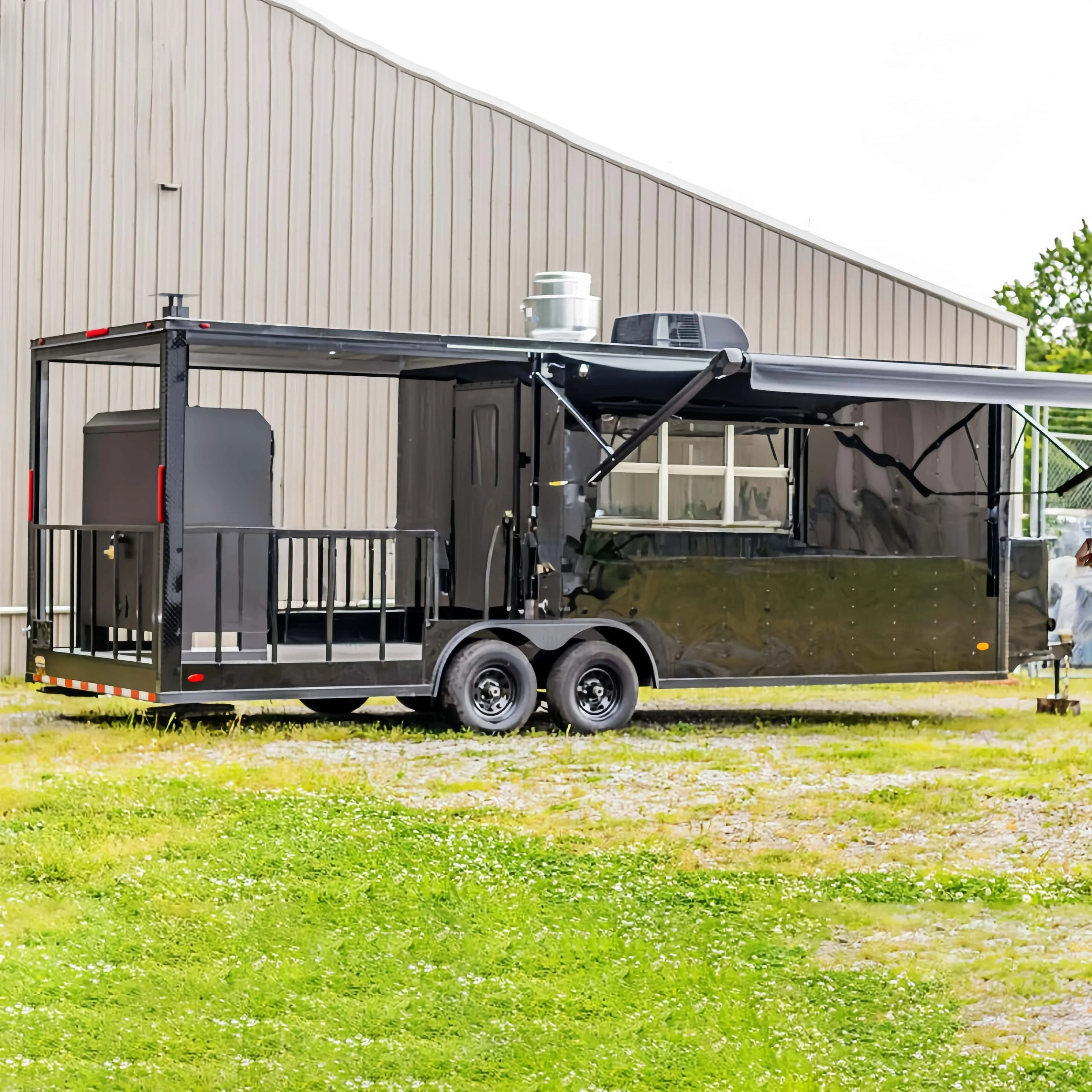 Customzied Stainless Steel Food Truck Trailer for Sale Street Burger ...