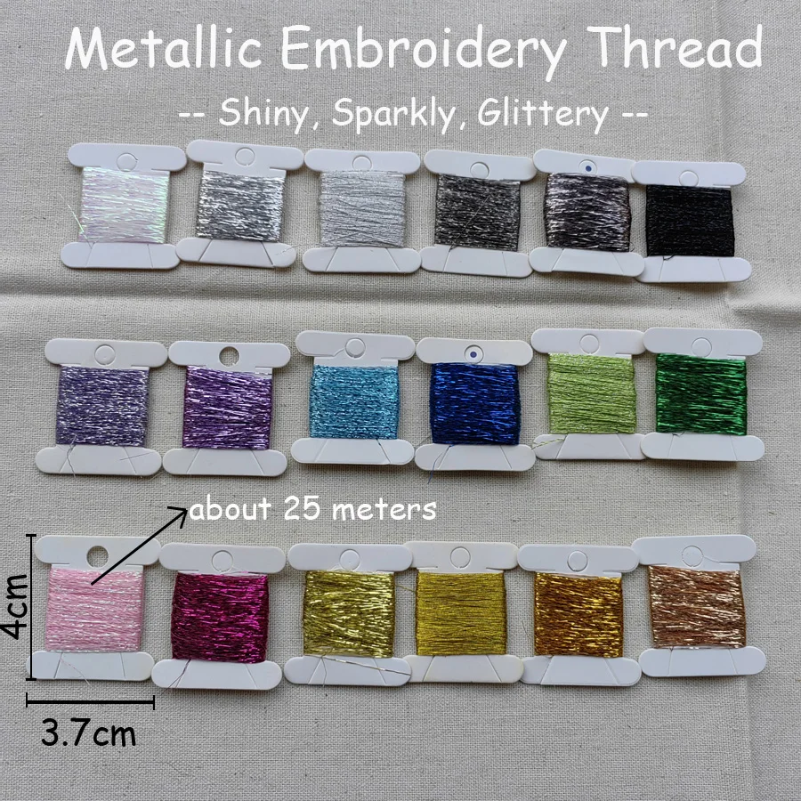 Shiny-Sparkly-Glittery-Metal-Metallic-Embroidery-Thread-Goldwork ...