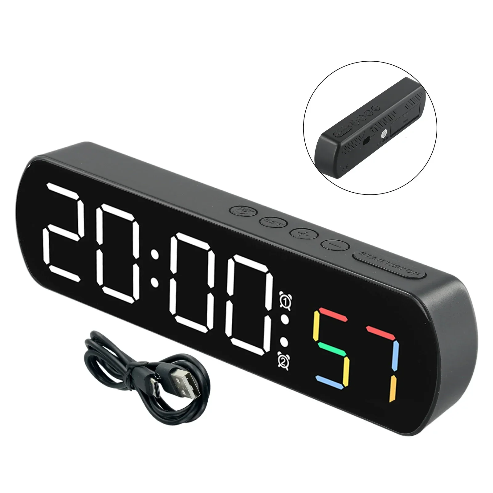LED-Display-Digital-Clock-Multifunctional-Creative-AAA-Batteries ...