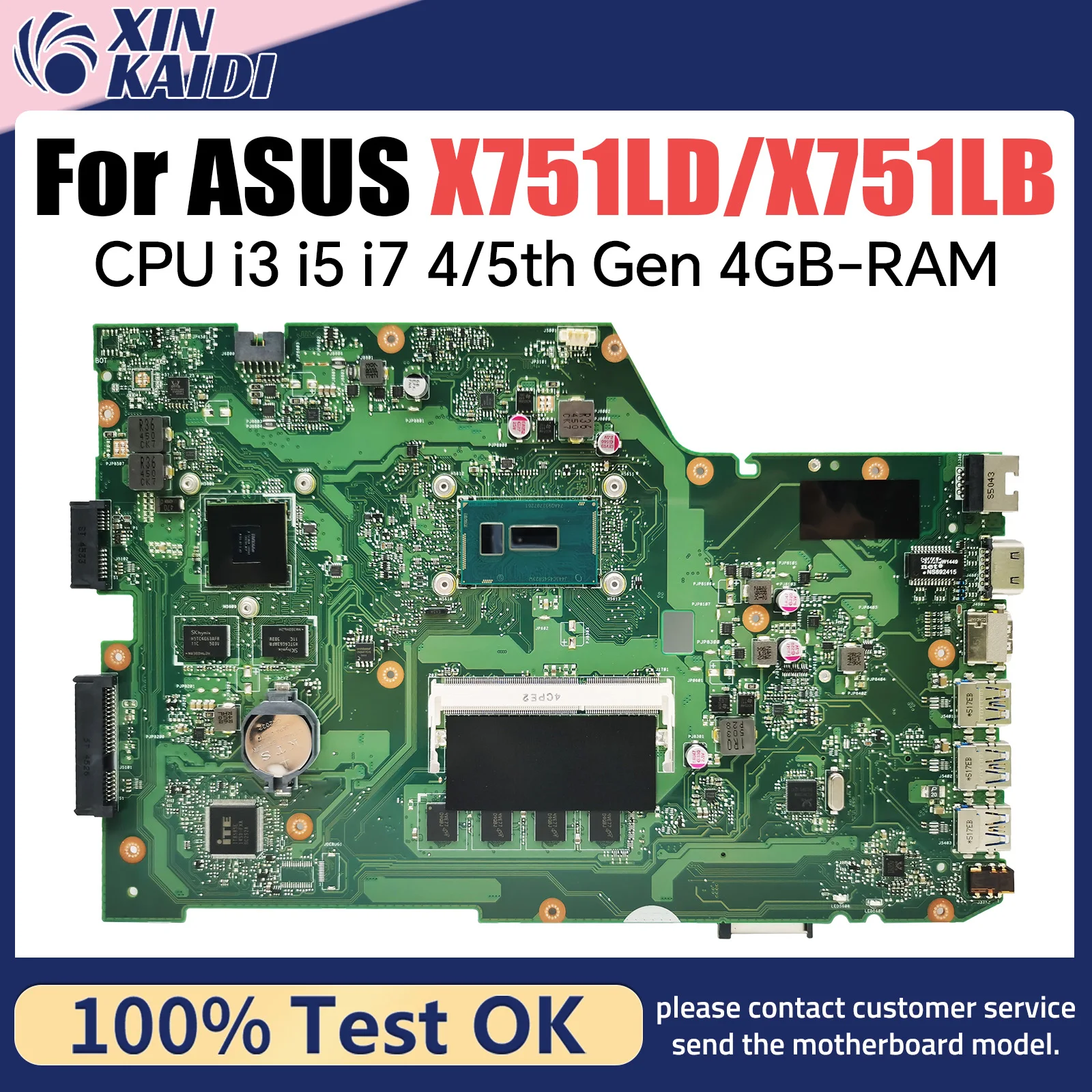 For ASUS X751LN X751LAB X751LD X751LJ X751L K751L F751L X751LB X751LC ...