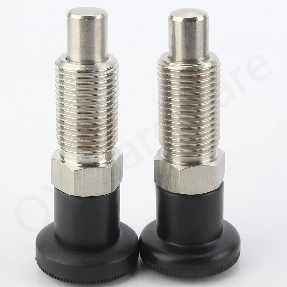 QX221 Large Stock Plastic Knob Stainless/Carbon Steel Index Plunger ...
