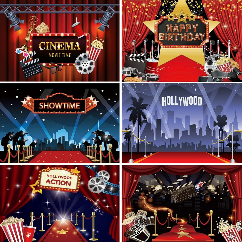 Hollywood Background Poster