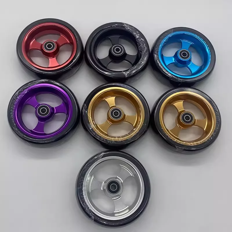 1PCS sports wheelchair aluminum alloy 4 inch 5 inch front wheel casters ...