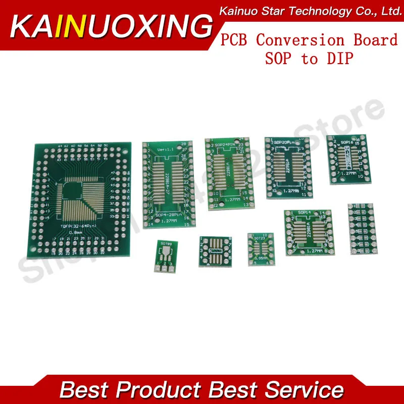 10PCS-Transfer-Board-DIP-Pin-Board-Pitch-Adapter-SOT89-SOT223-SOP14 ...