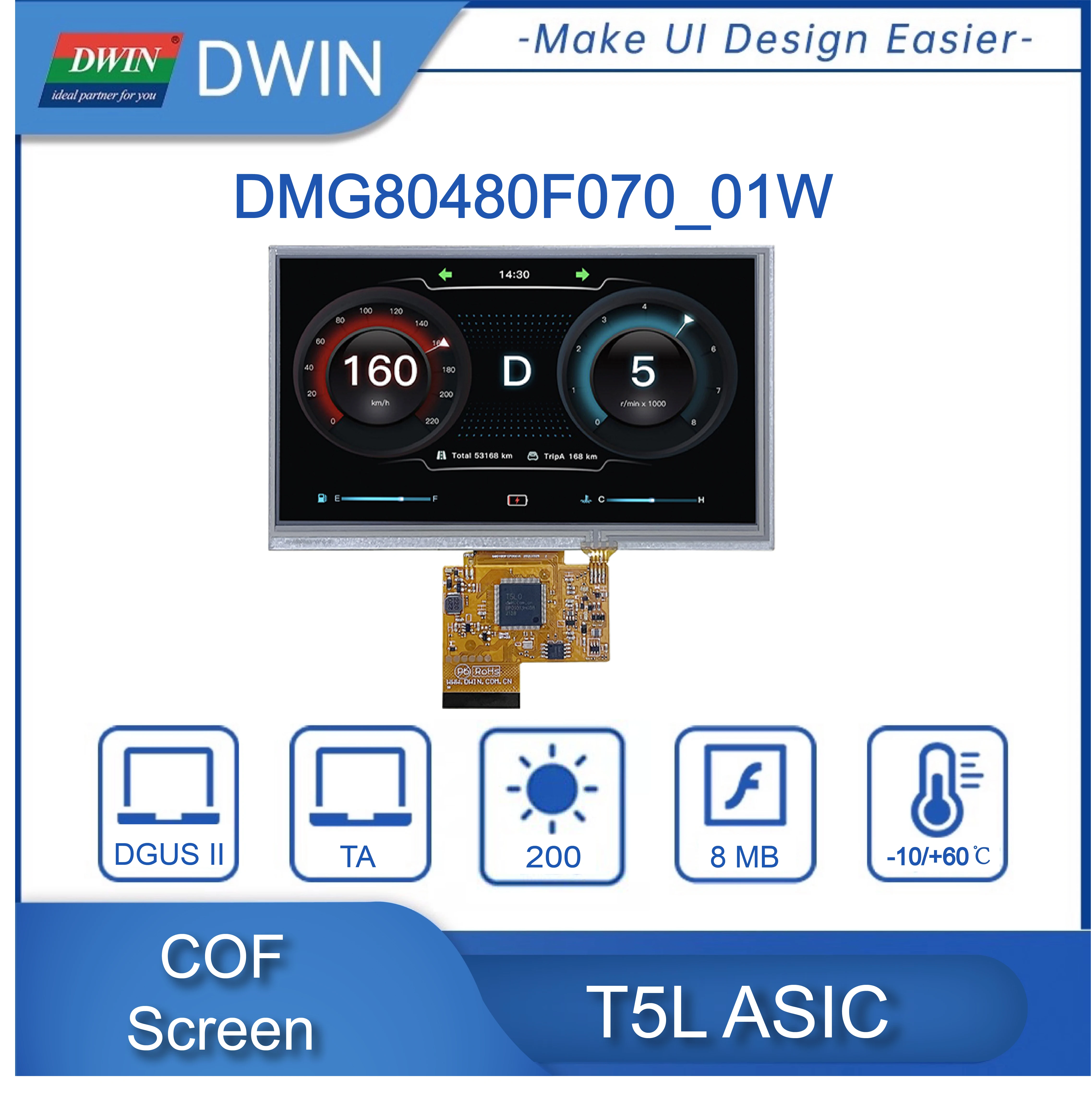 DWIN-7-800x480-TN-TFT-LCD-Display-COF-Ultra-thin-and-Ultra-light ...
