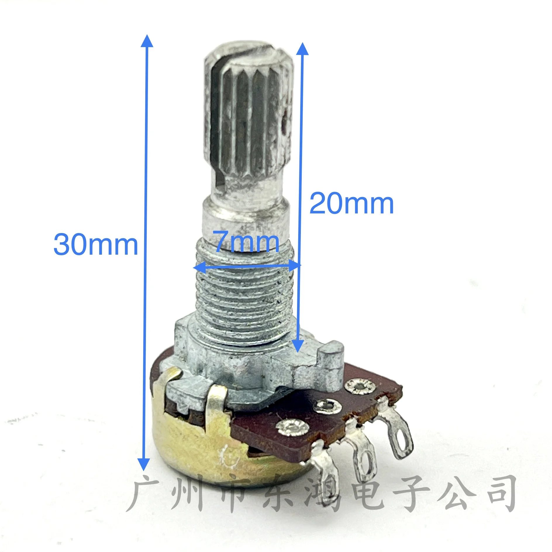 Dayton Rotary & Linear Motion 10 Pieces 5K Ohm Linear Taper Rotary ...