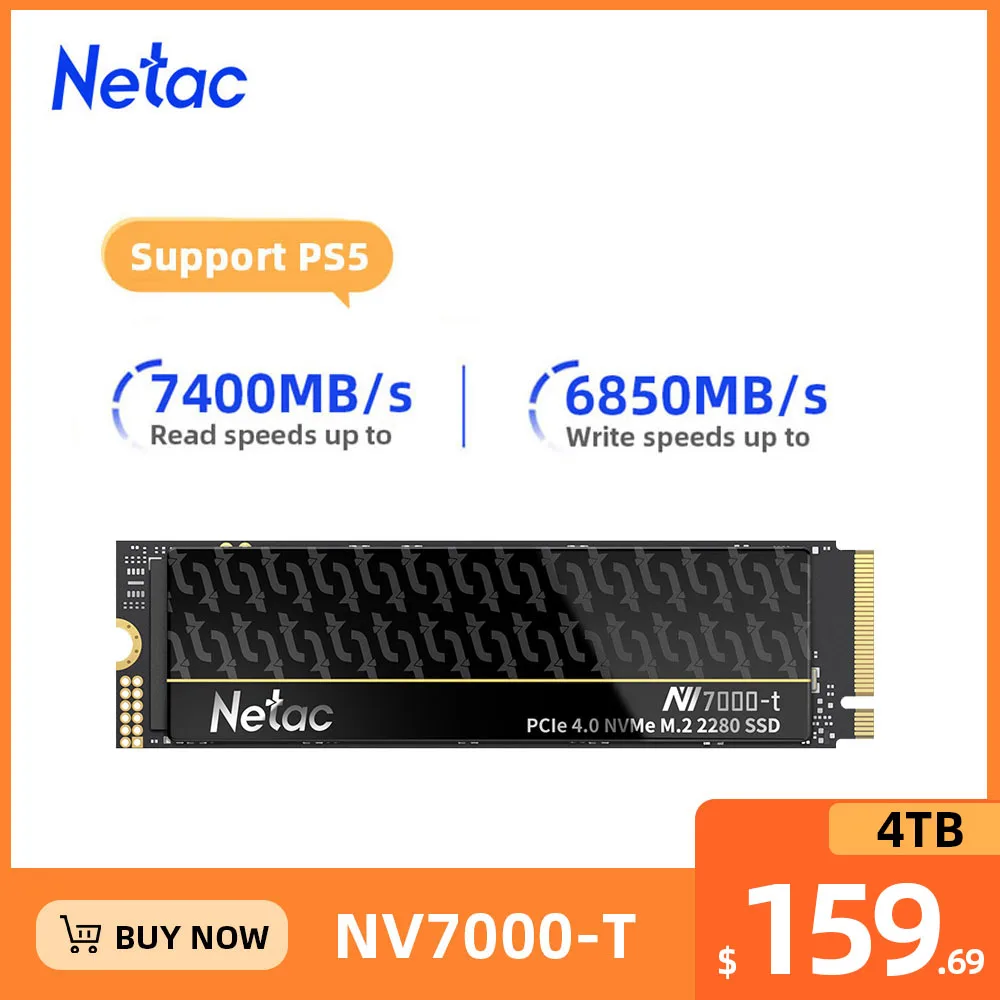 Netac SSD 4TB NVMe M2 Drives 2TB 1TB 500GB NV7000t Internal Solid State ...