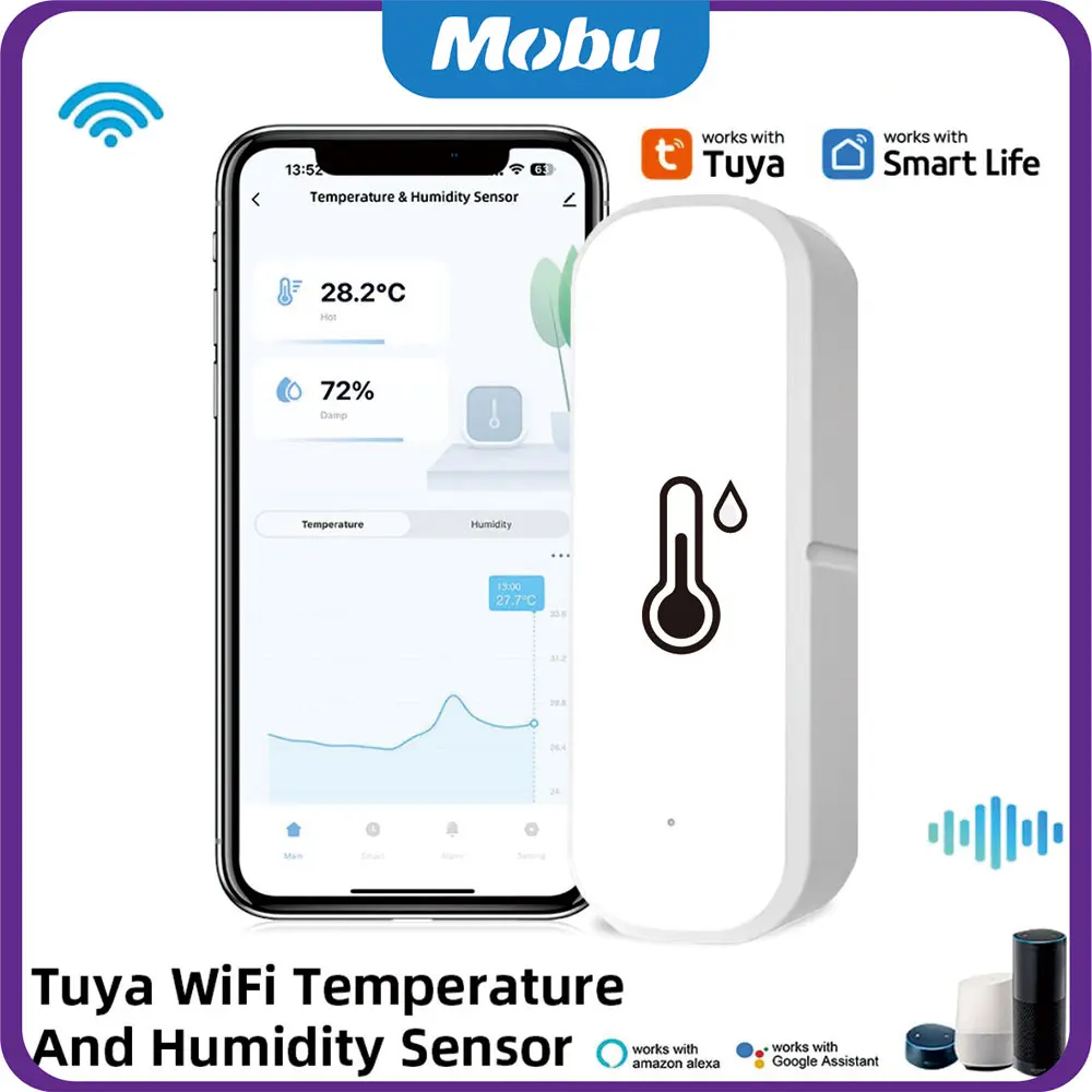 mobu-WiFi-Tuya-Temperature-and-Humidity-Sensor-Indoor-Humidity-Sensor ...