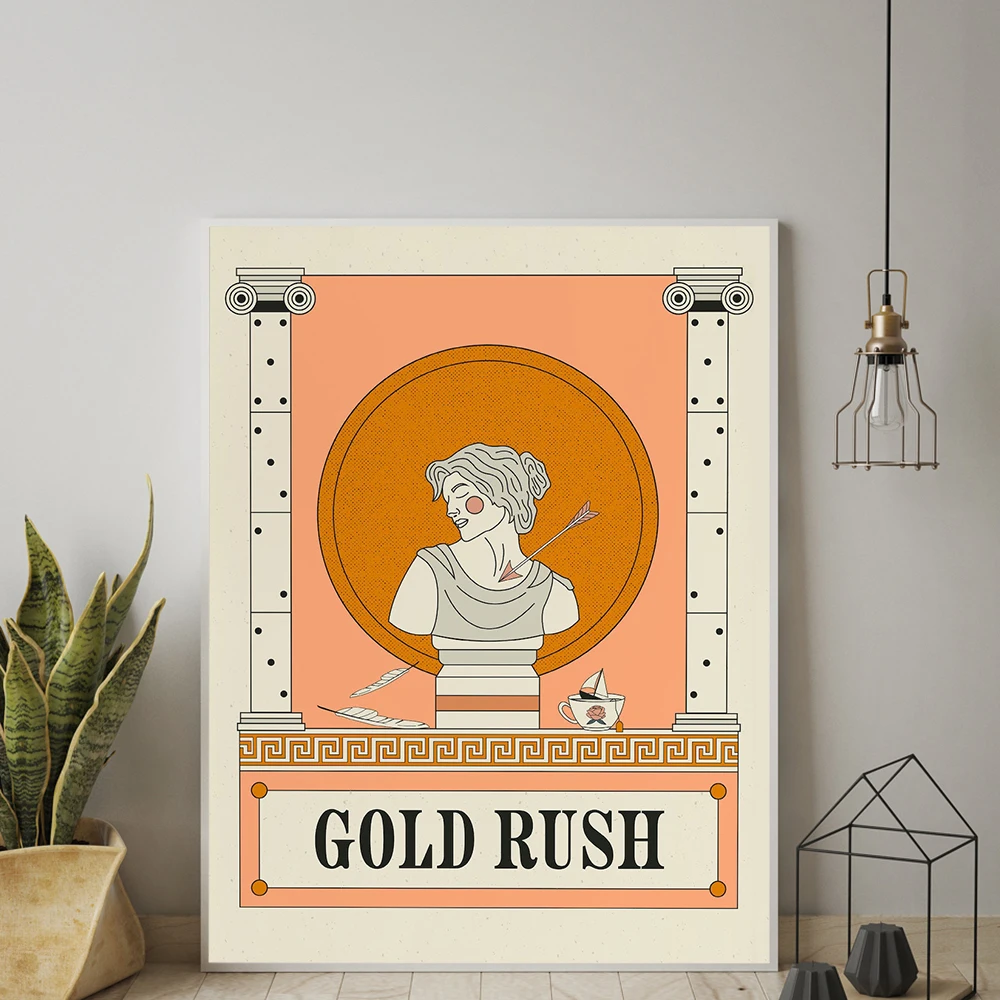 Vintage Gold Rush Poster