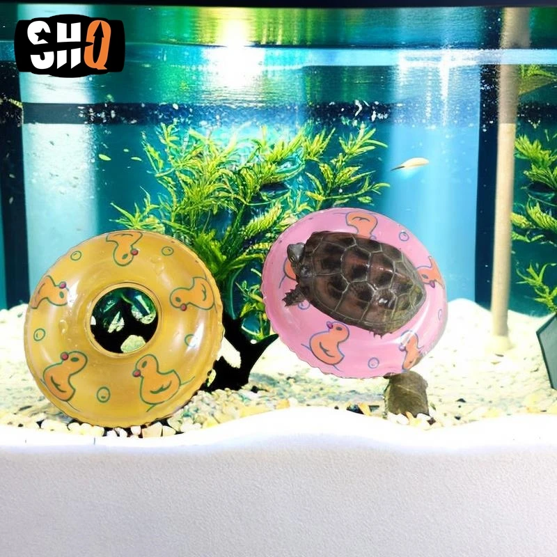 Summer Turtle Water Play Kayak Toys Mini Swimming Ring Aquarium Fish ...