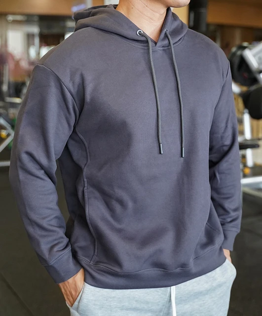 Thick Cotton Men's Sports & Workout Hoodie - Men's Fitness Apparel, Men ...