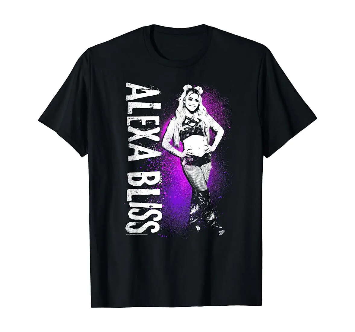 New-Alexa-Bliss-Black-White-Full-Body-Shirt-Black-Unisex-S-2345XL ...