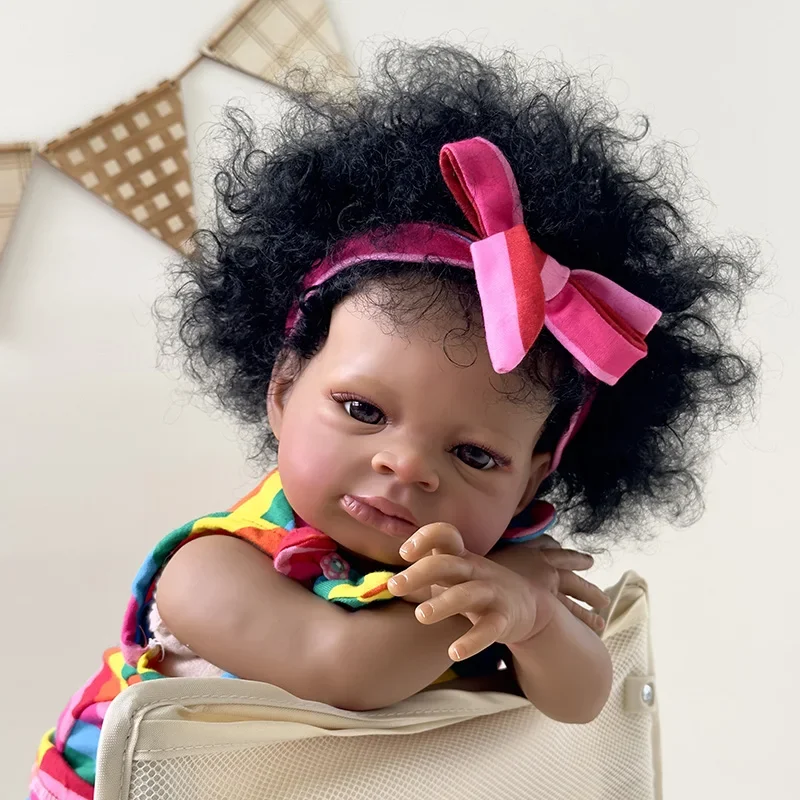 20inch-Soft-Body-Dark-Brown-Skin-Reborn-Baby-Lanny-Doll-Art-Made-3D ...