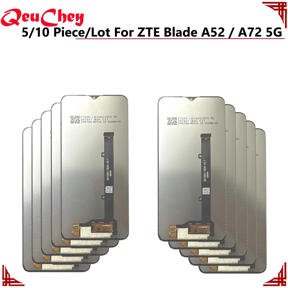 5/10 unid/lote para ZTE Blade A52 pantalla LCD MONTAJE DE digitalizador ...