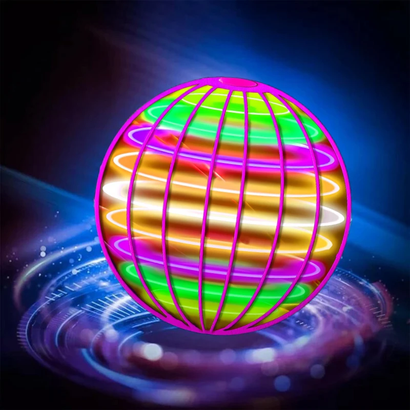Flying Ball Boomerang Fly Orb Magic With LED Lights Drone Hover Ball ...