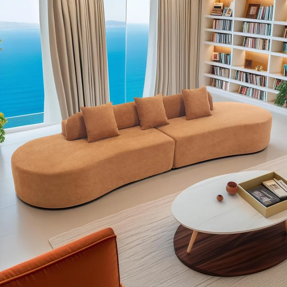 Curved-Cloud-Boucle-Sofa-Minimalist-Modular-Sectional-Couch-Oversized ...