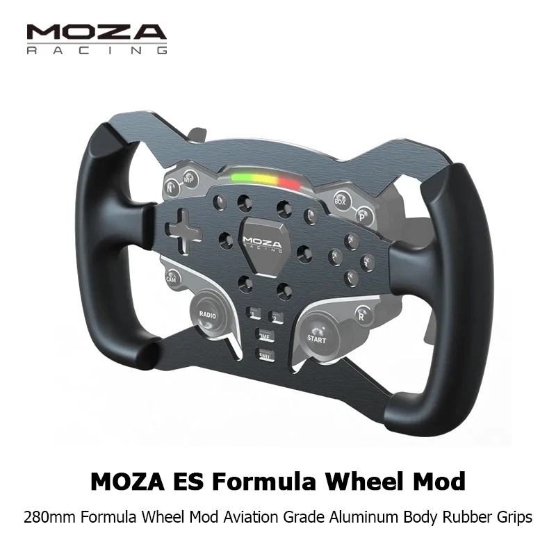 MOZA-Racing-ES-Formula-Wheel-Mod-280mm-Aviation-Grade-Aluminum-Body-Specially-Designed-and ...