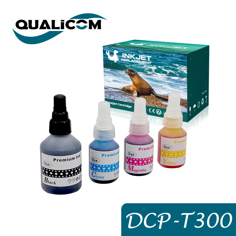 4 Colors BT6000 BT5000 Refill Ink for Brother Inkjet Printer DCP T300 ...