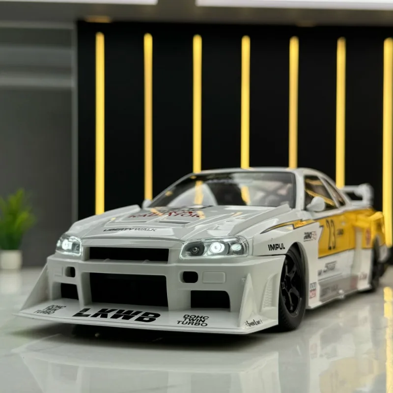 1-24-Nissan-Skyline-GTR-S15-Alloy-Supercar-Model-Diecast-Toy-Vehicle ...