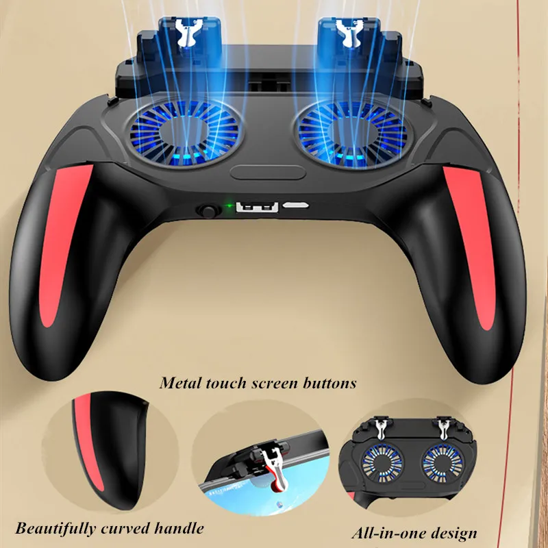 H10 Gaming Accessories Handheld Grip Phone Game Controller Joystick ...