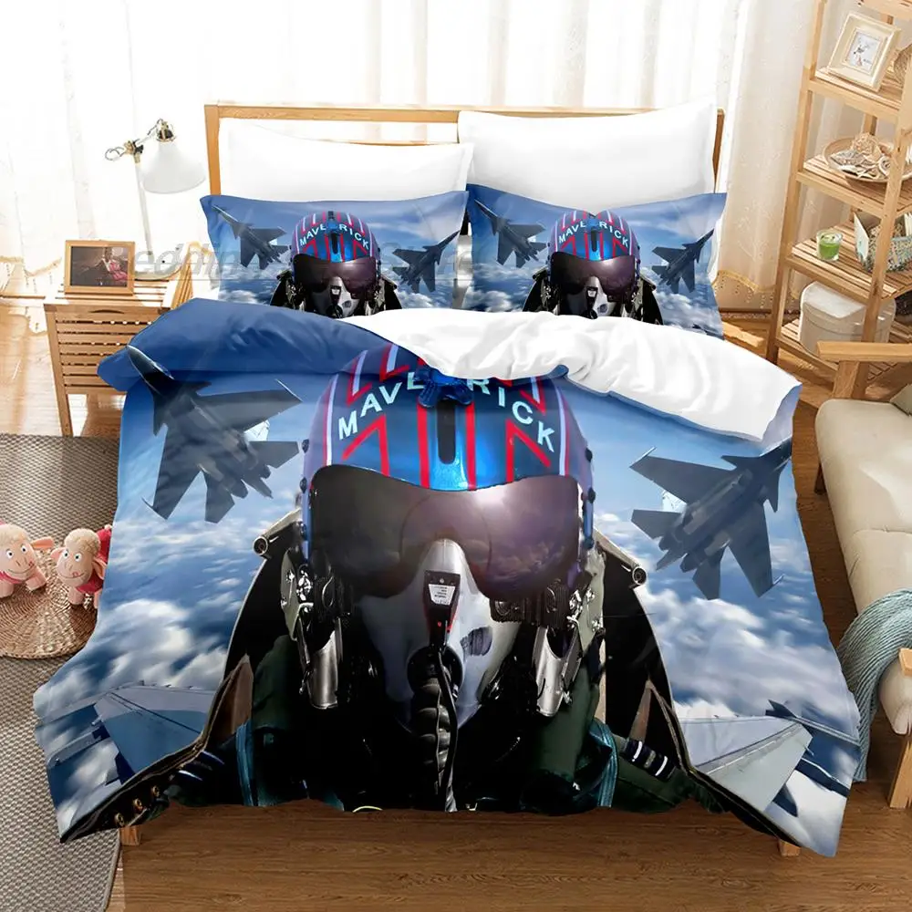 Top-Gun-Maverick-Bedding-Set-Single-Twin-Full-Queen-King-Size-Bed-Set ...