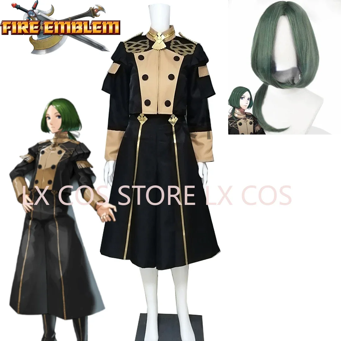 Anime-Fire-Emblem-Three-Houses-Linhardt-Cosplay-Women-Men-Costume ...
