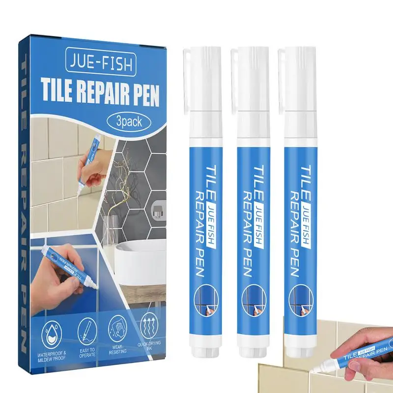 3pcs/pack Grout Pen Touch Repair Marker Tile Gap Restore And Renew ...