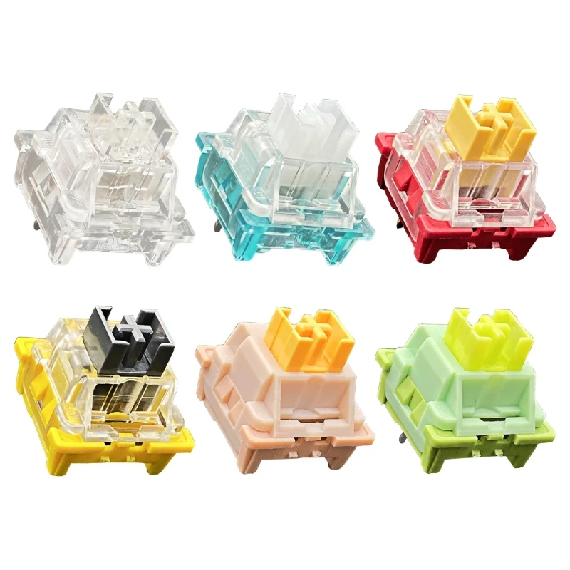 Silent-Clicky-Switches-Mechanical-Keyboard-3Pin-Lube-RGB-Gaming-MX ...