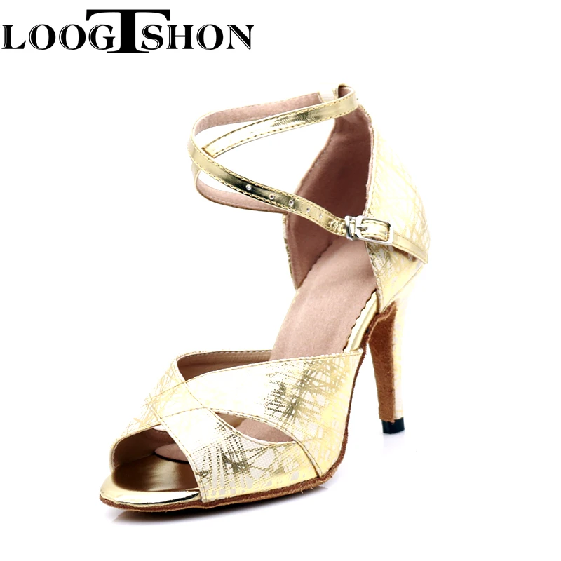 Lightshot Women's Dance Boots Women's High Heels Flannel Ballroom ...