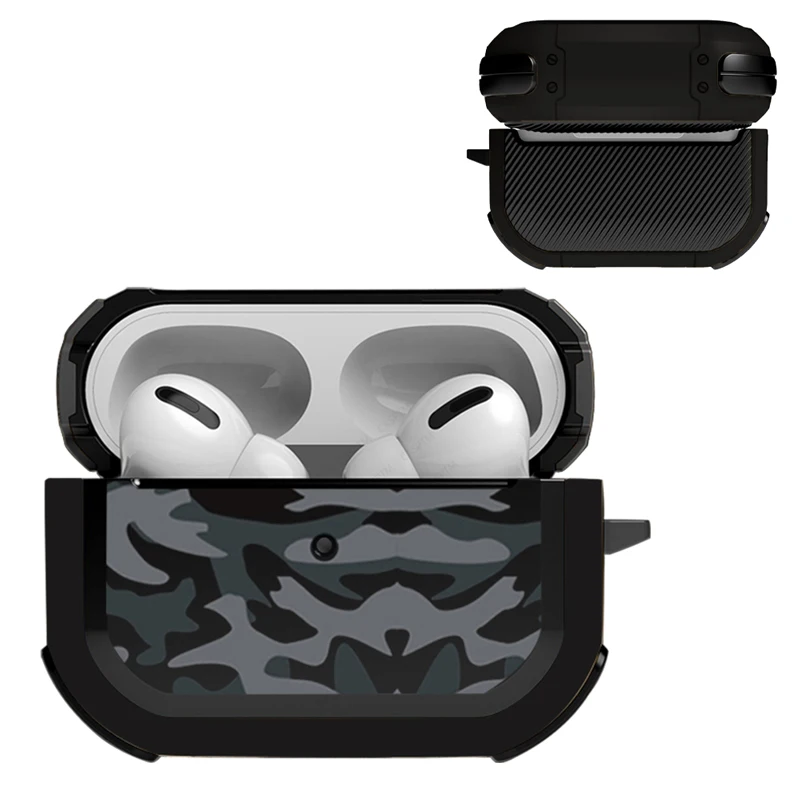 Camouflage-Armour-Headphone-case-For-Airpods-Pro-2-Case-TPU-PC-Earphone ...