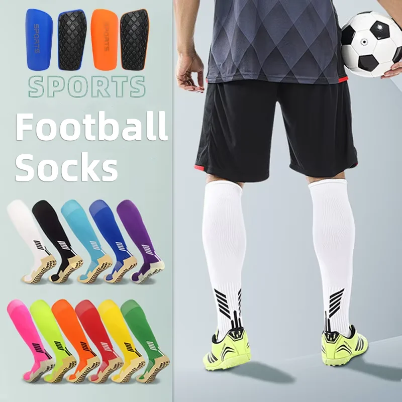 Long-Anti-Slip-Soccer-Socks-Over-Knee-Mens-Kids-With-Football-Leg ...