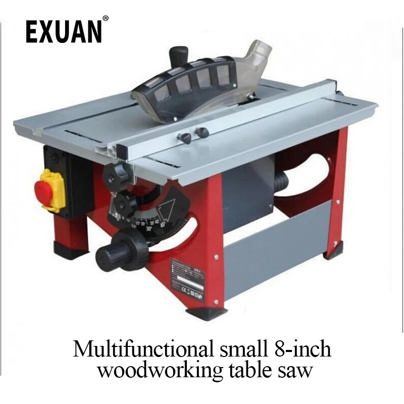 8-Inch-Sliding-Table-Saw-220V-Electric-Woodworking-Dustproof-Cutting ...