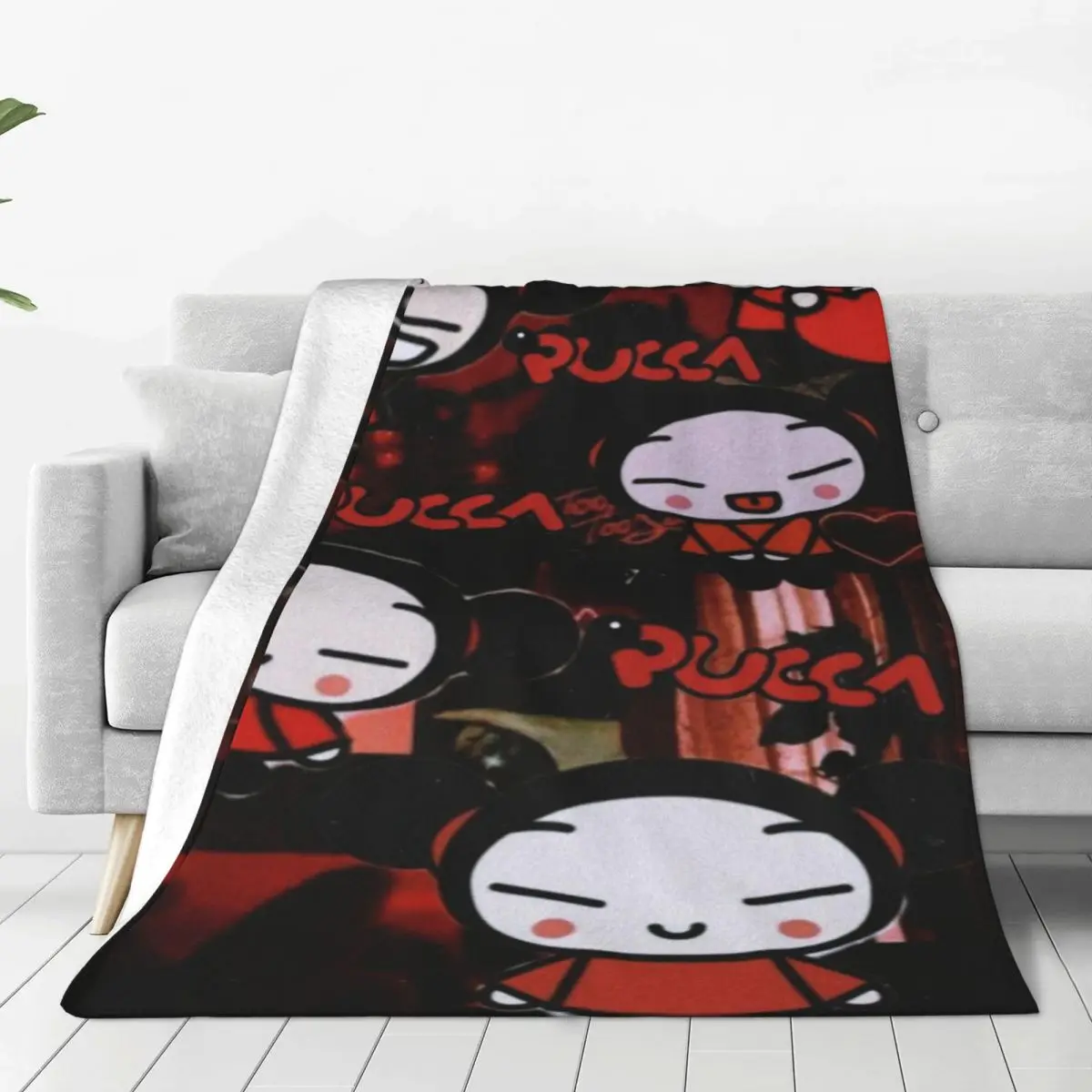 Cute-Pucca-Garu-Korean-Doll-Blanket-Velvet-Spring-Autumn-Cartoon-Anime ...