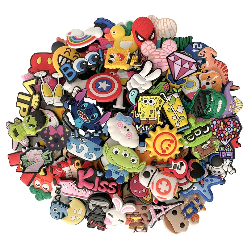 20-100PCS-Wholesale-Random-Cartoon-animation-Croc-Charms-Animal-Shoe ...