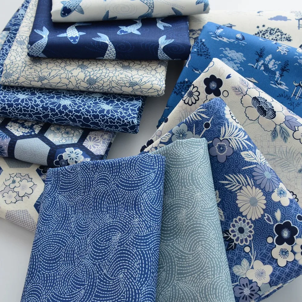 100 * 145cm 100% Cotton Clothing Fabric DIY Sewing Material Tablecloth ...