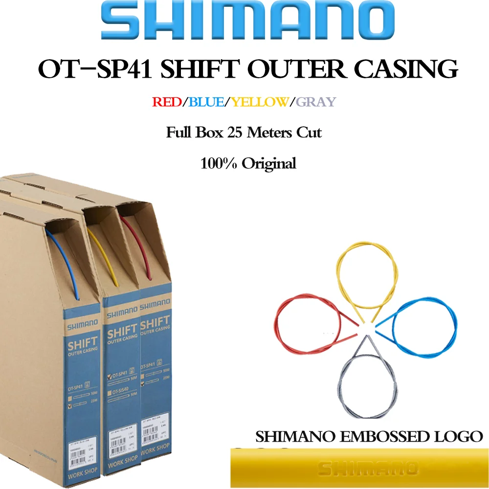 SHIMANO-DEORE-SP41-Shift-Outer-Casing-OT-SP41-SHIFTING-CABLE-CASING-MTB ...