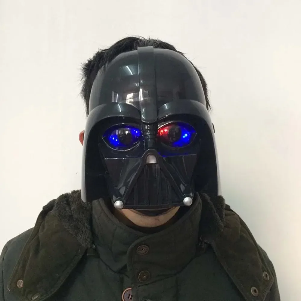 LED Darth Vader Mask Light Soldiers Mask Helmet Halloween Christmas PV ...