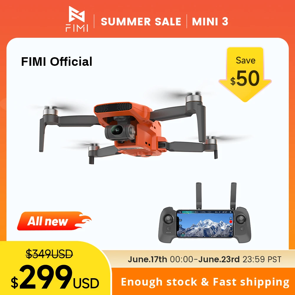 FIMI-MINI-3-novo-drone-4K-60fps-AI-Super-Night-Video-9km-alcance-de-3 ...