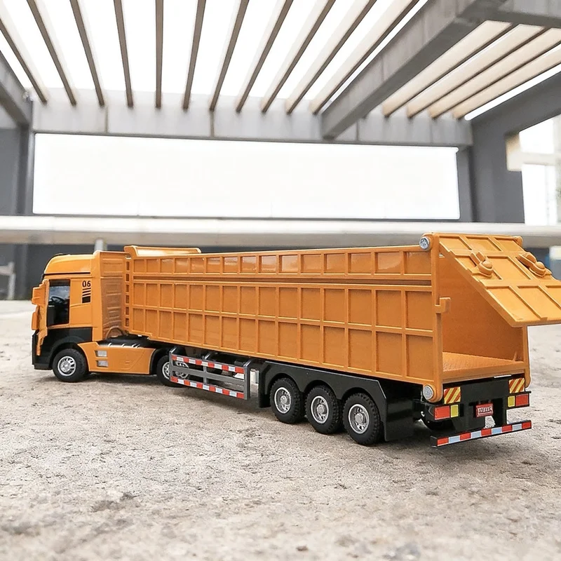 1/50 City Heavy Tipper Truck Model Diecasts Metal Slag Coal Mine ...