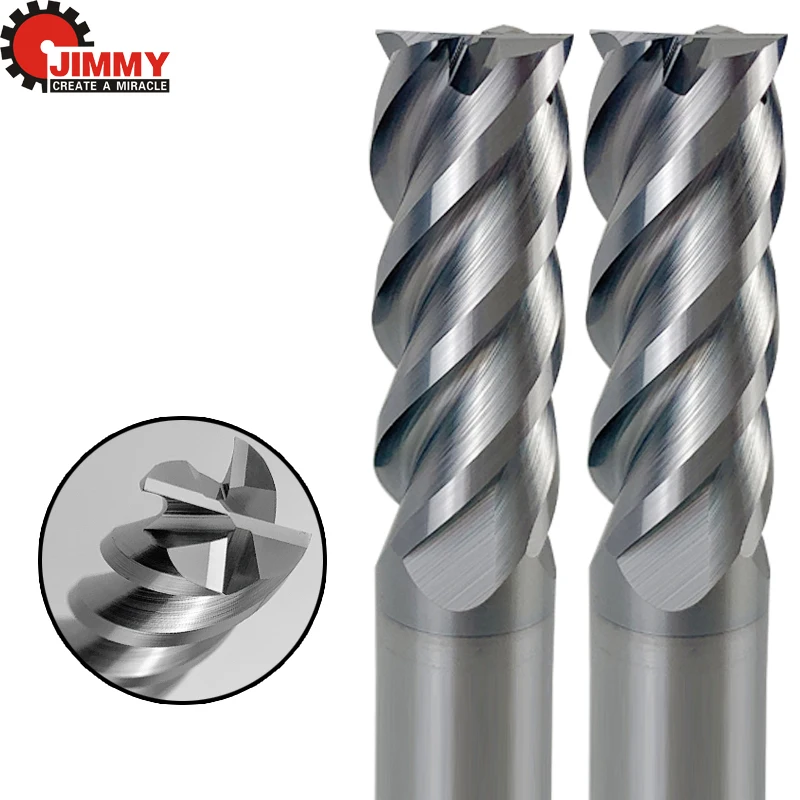 JIMMY-Tungsten-Steel-HRC50-4-Flute-Milling-Cutter-Carbide-End-Mill-CNC ...