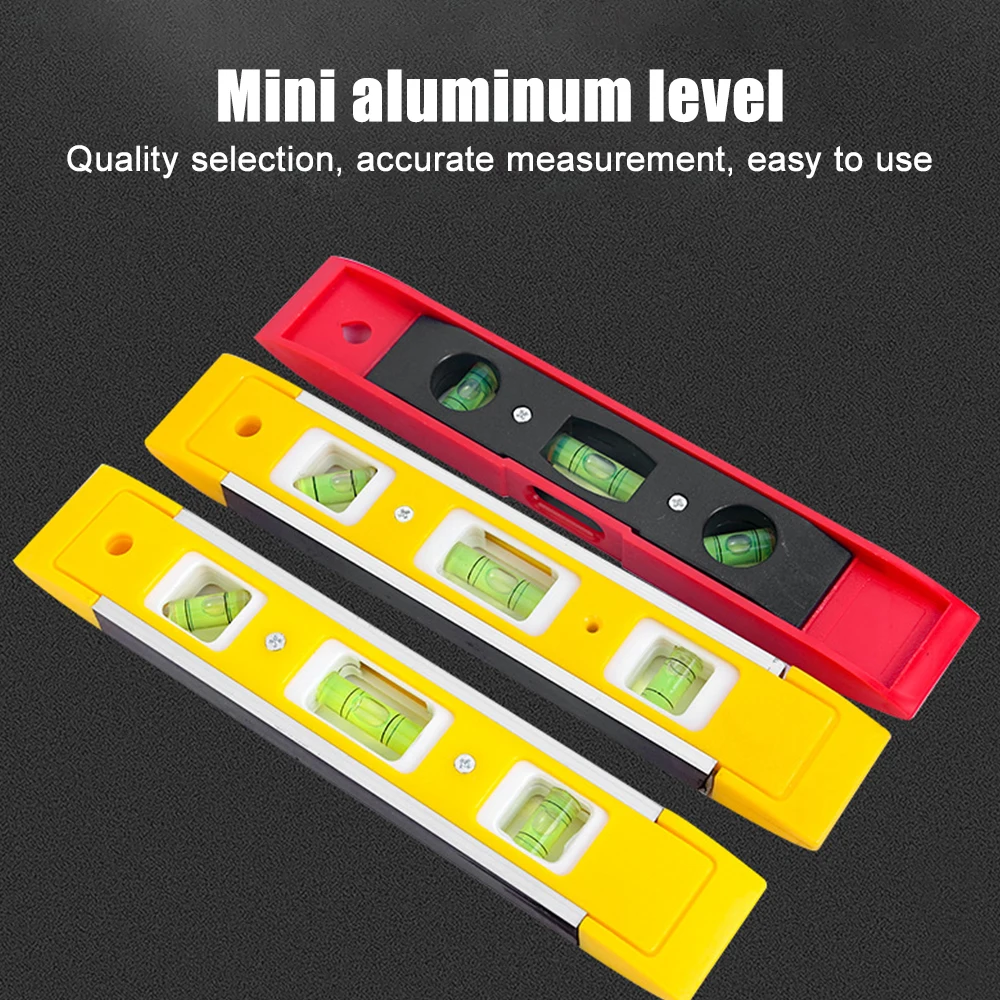 Portable-ABS-Shell-Level-Ruler-High-Precision-Strong-Magnetic-3-Bubble ...